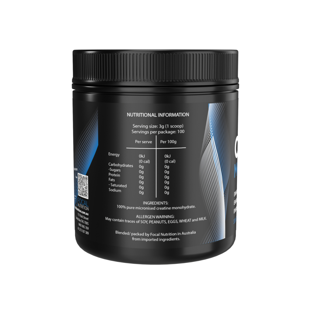 Creatine Monohydrate powder - Focal Nutrition